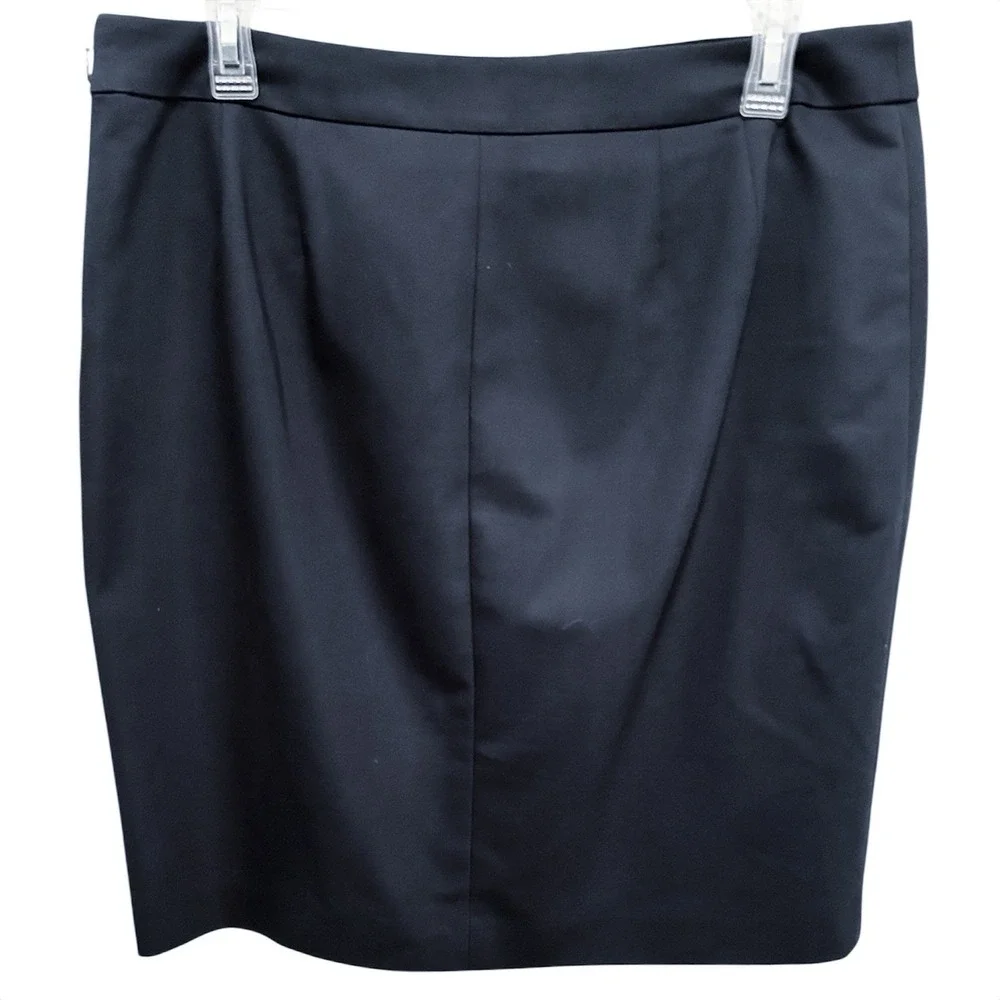 Ann Taylor | Skirts | Ann Taylor Pencil Skirt 2p 12 Petite Black Button ...